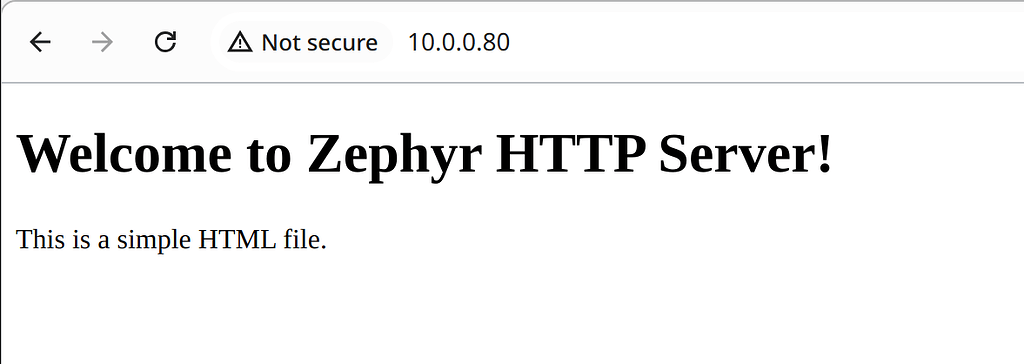 A HTTP Server in zephyr-siot - Hardware - TMPDIR